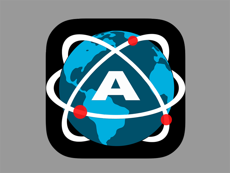 Atomic Web browser Icon for iOS 7 by Doug Aghassi on Dribbble