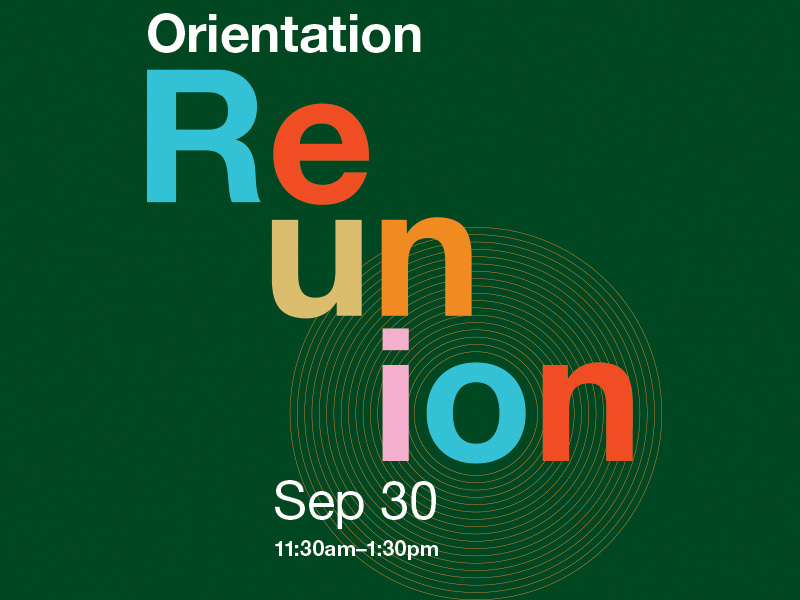 Orientation Reunion by Nicole Fansler Slatinsky on Dribbble