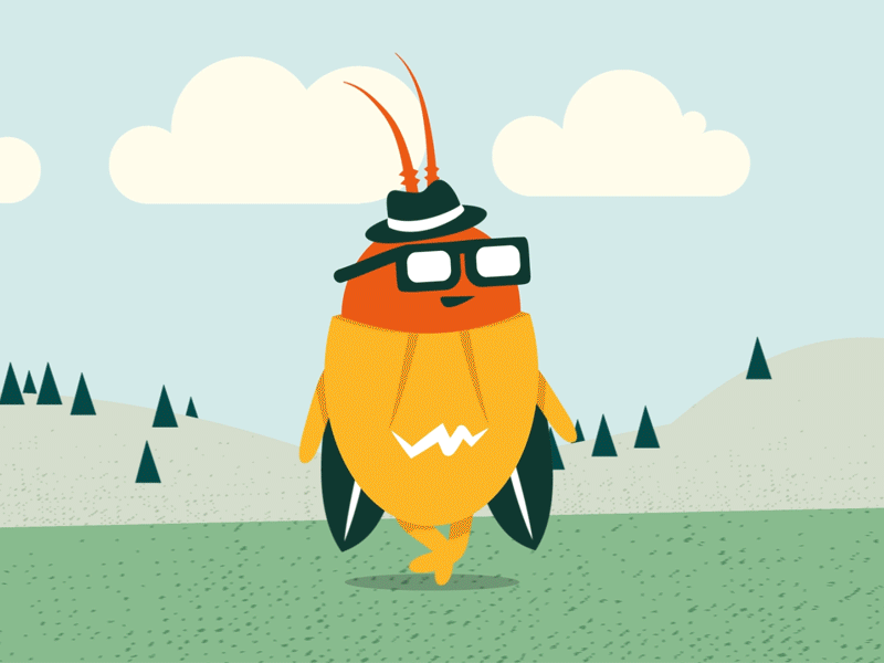 Firefly walking animation by Jacob Burghart on Dribbble