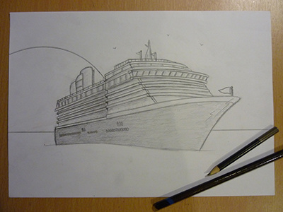 Ship Concept Sketch by Steven Dunne on Dribbble
