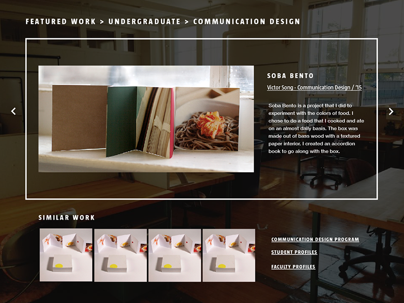 student work gallery by Vivian Ma on Dribbble