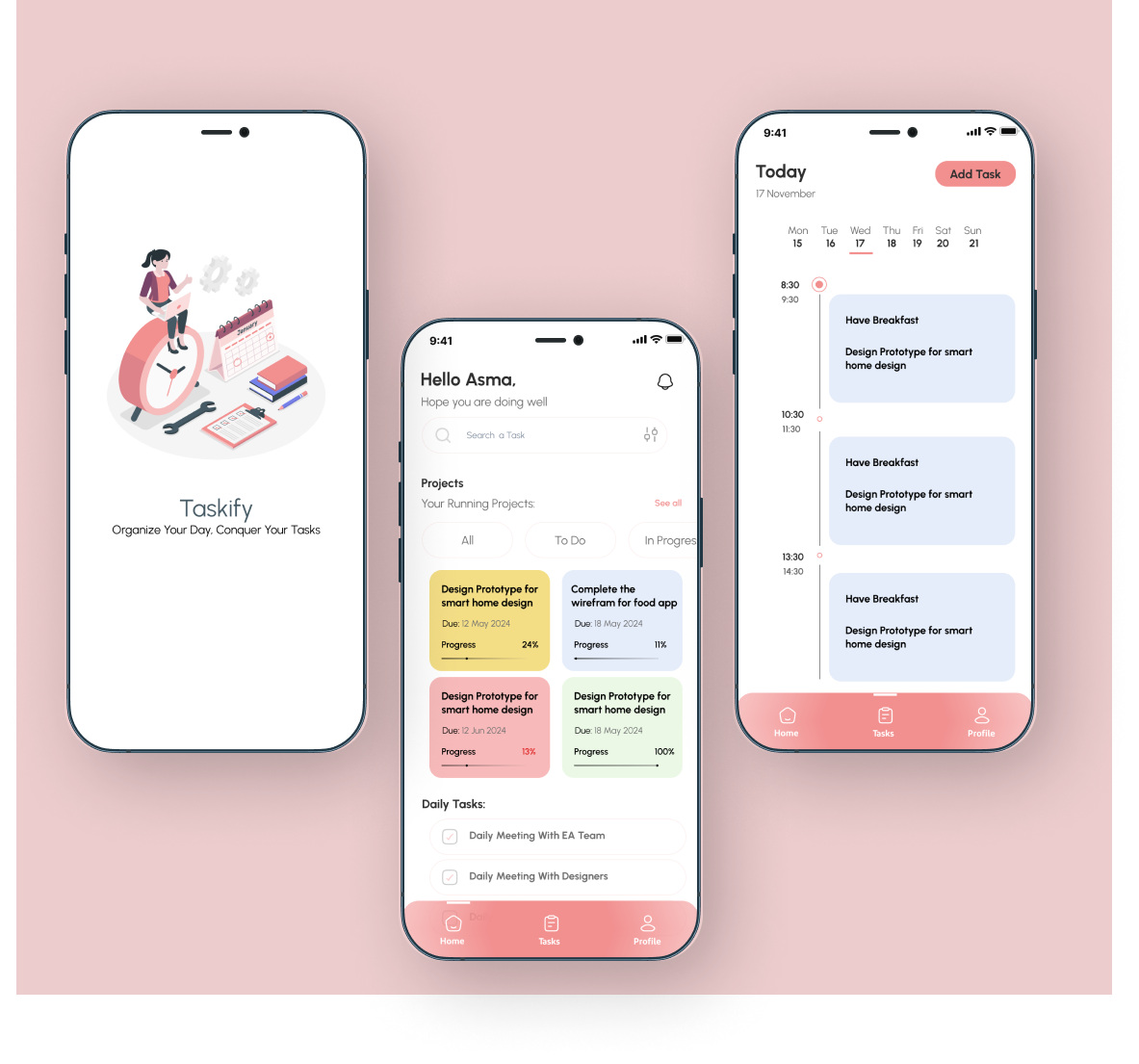 taskify - task managment app by asma on Dribbble