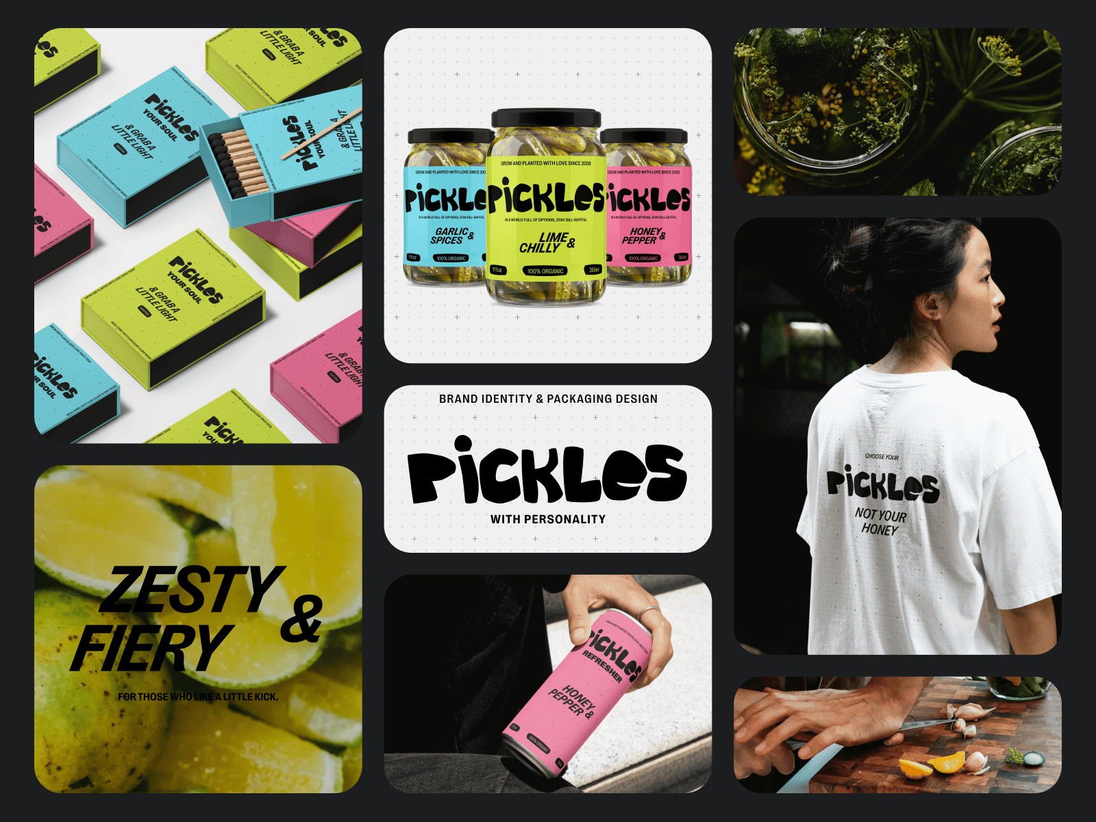 Pickles brand identity & packaging by Helen Odnoroh for MISAMI DESIGN ...