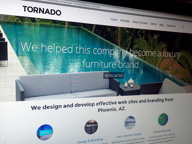 Arizona Web Design by Chris Tingom on Dribbble