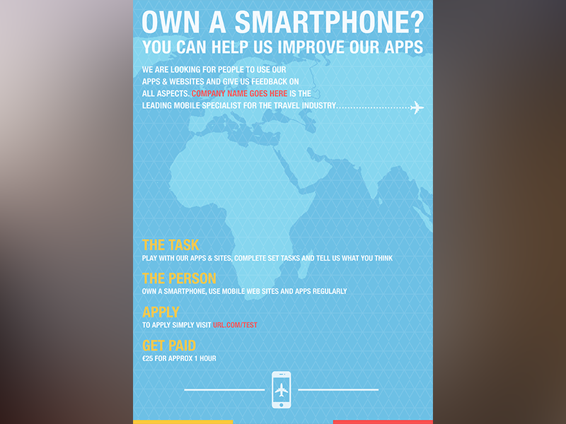 Usability Testing Poster by Daniel Beere on Dribbble