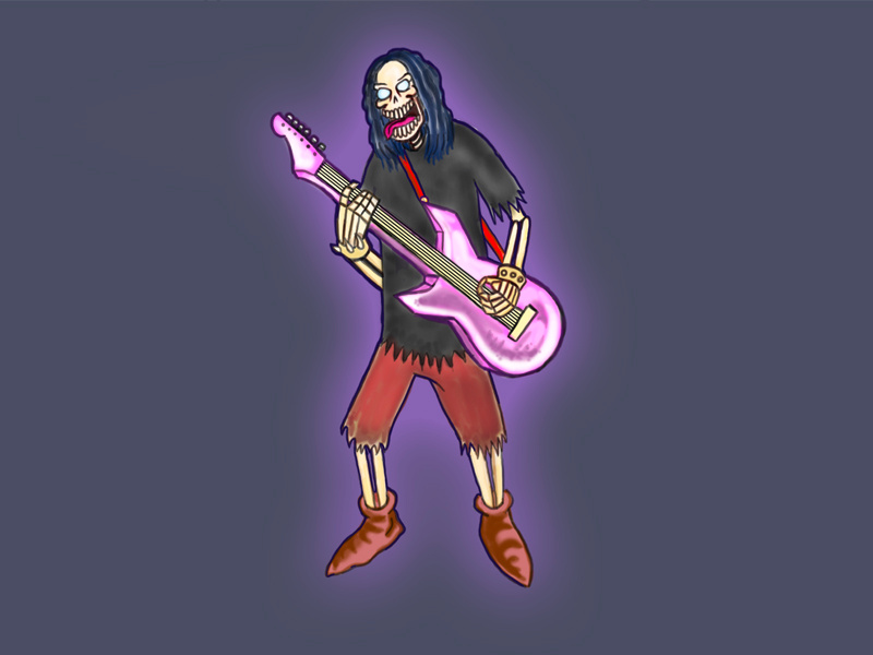Heavy-Metal-Skeleton by Irenäus Blaszkiewicz on Dribbble