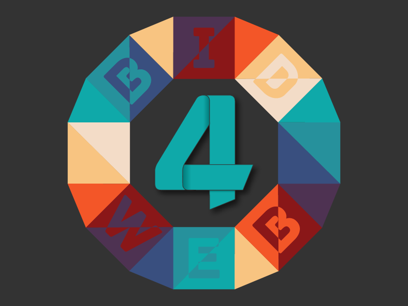 Bid4web Logo by Ritchie on Dribbble