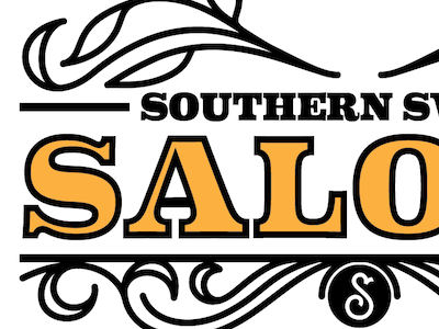 Southern Swank Saloon Logo by Robert Almeida on Dribbble