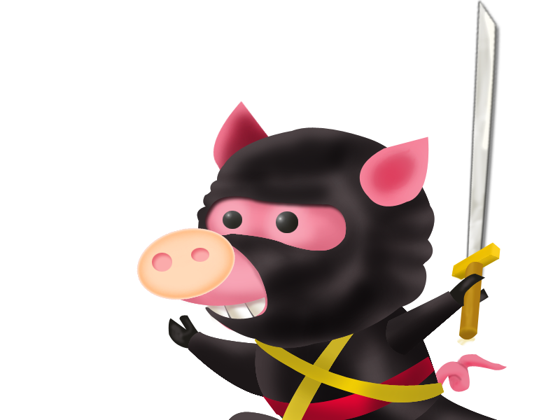 Ninja Pig by Pushpendra Prakash Sagar on Dribbble