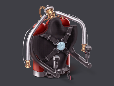 rocket belt by Andrey Gavriluk on Dribbble
