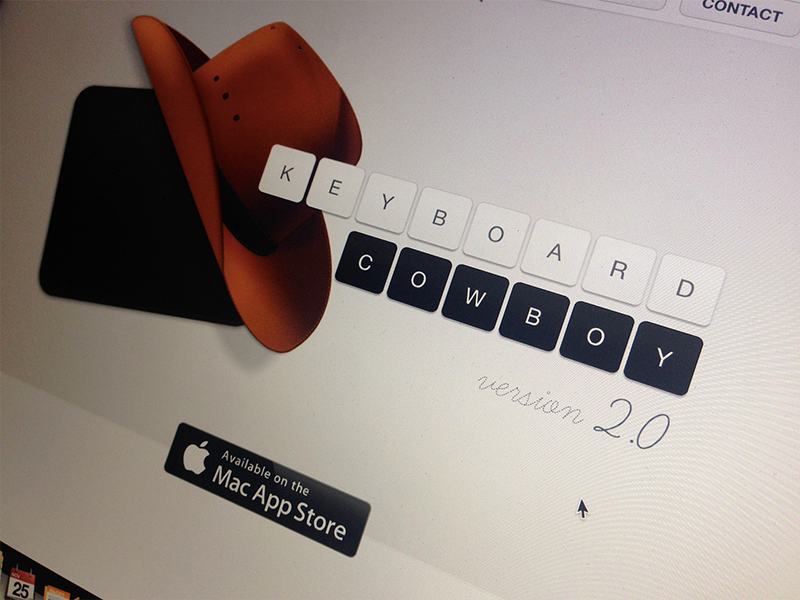Keyboard Cowboy 2 - Website by Chris Winterkvist on Dribbble
