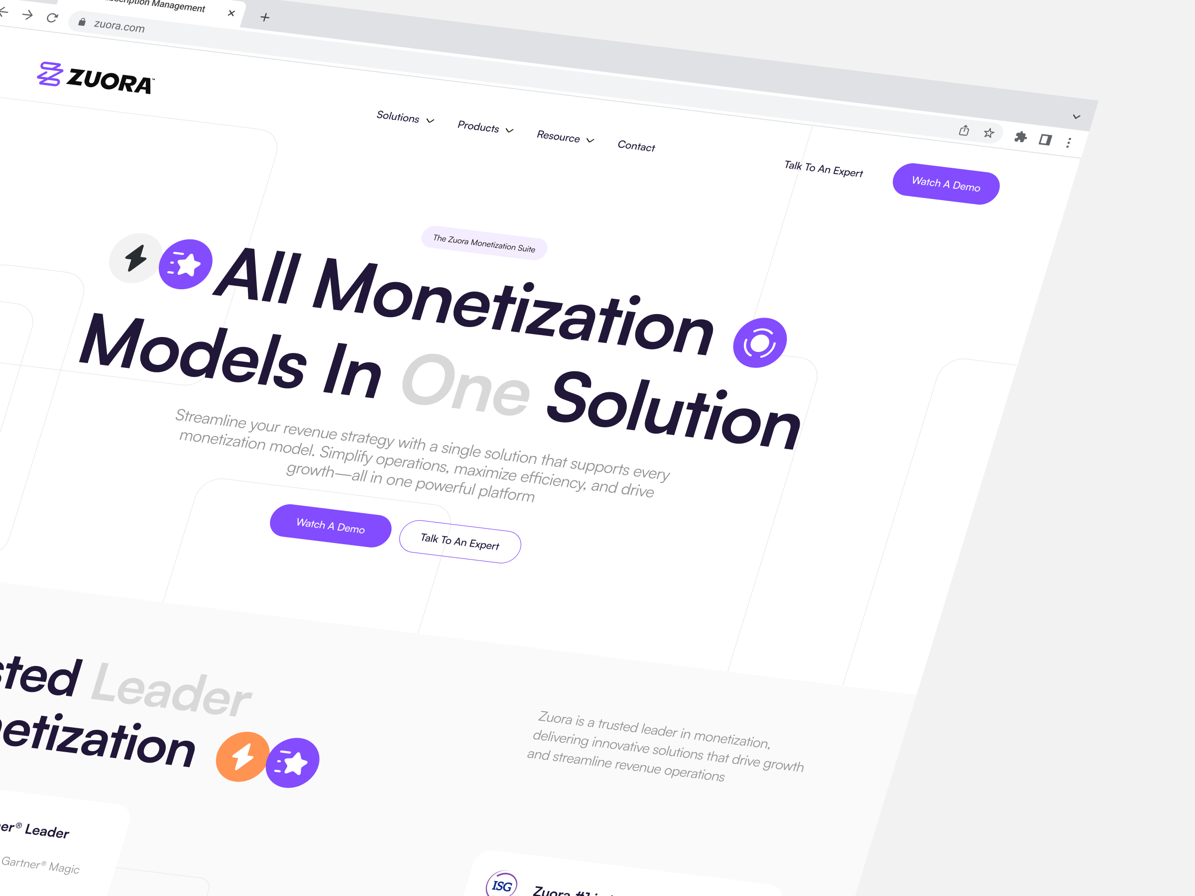 Subscription Management Landing Page by Riazul Islam on Dribbble