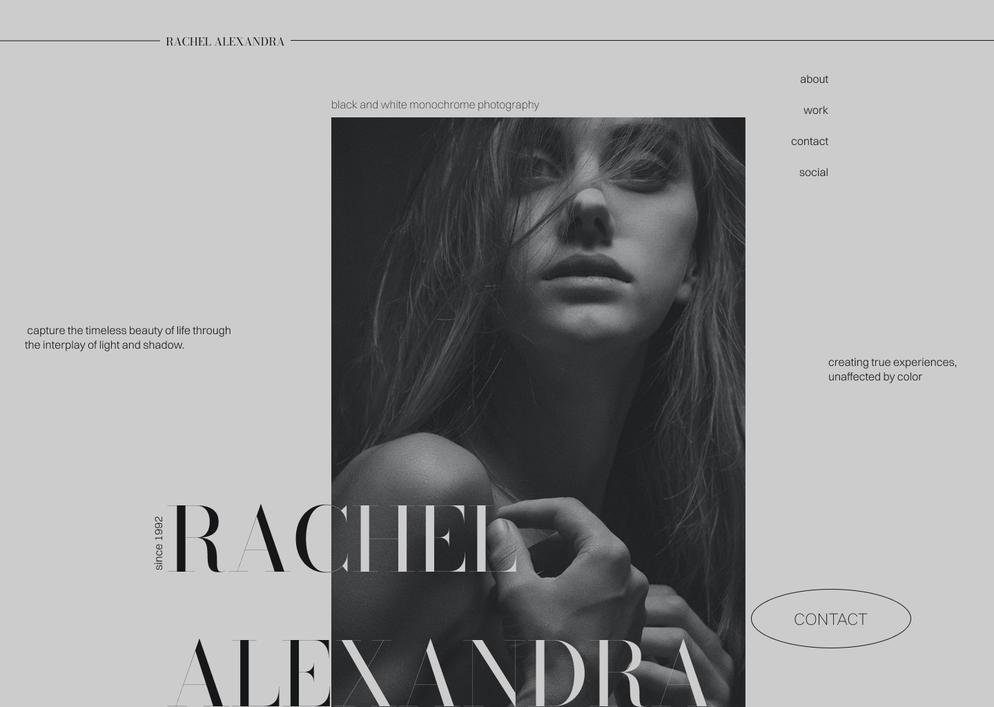 Photography Portfolio - Website Design Exercise by Roshan Thitte on Dribbble