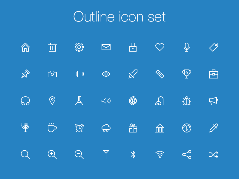 outline icons by Adrian Goia on Dribbble