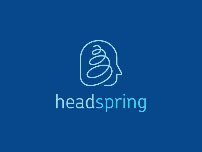 Headspring logo by Arielle Trankle on Dribbble