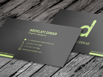 Business Card 01 by CodeGrape on Dribbble