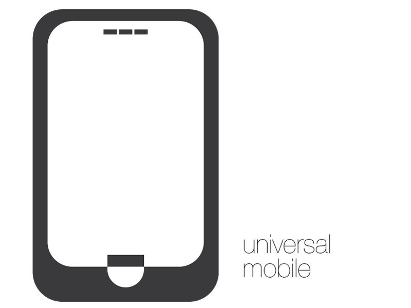 universal mobile icon by Ugendran Letchimenan on Dribbble