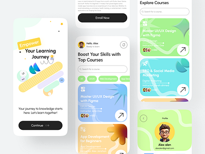 Online Learning App Design by Saiful Ahmed on Dribbble