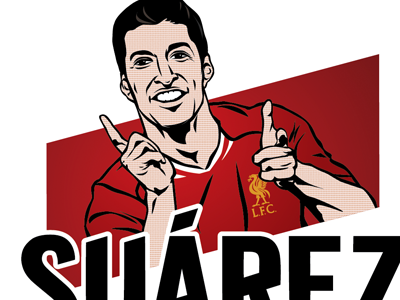Louis Suarez design by david flanagan on Dribbble