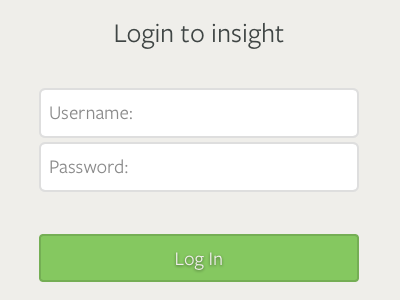 Insight2 login screen by Iestyn Williams on Dribbble
