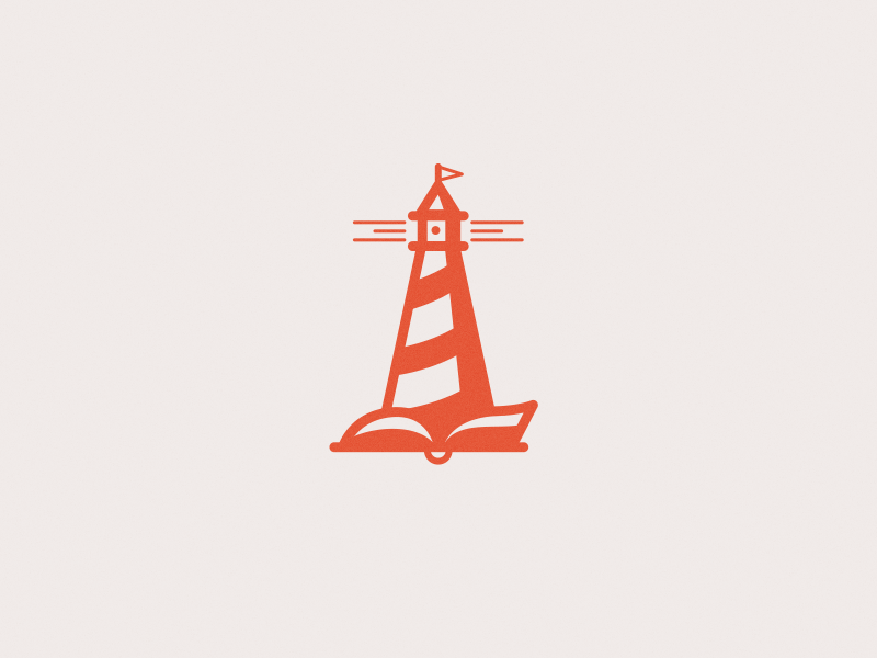 Book & lighthouse by Zsolt Jakab on Dribbble