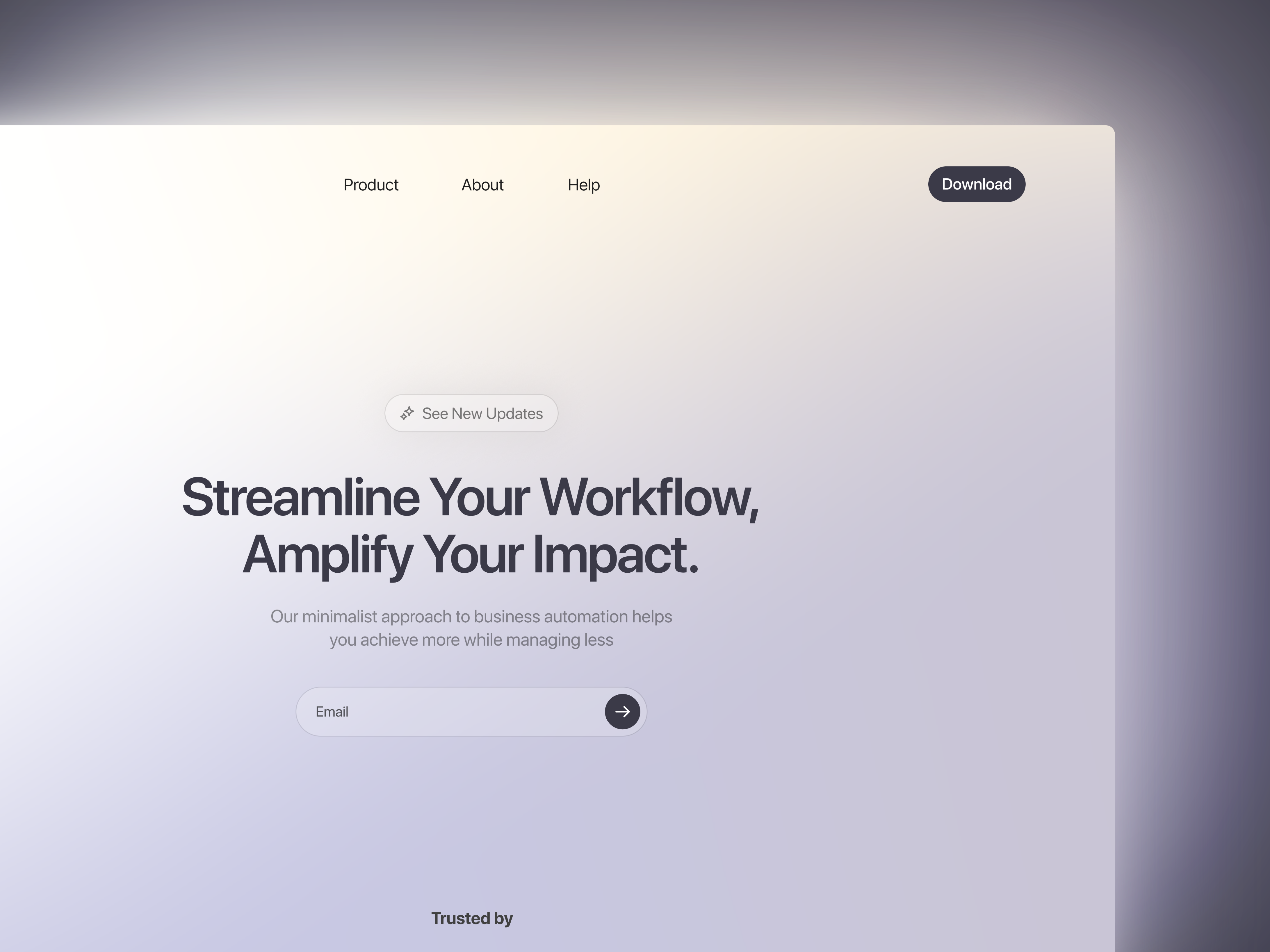Hero section gradients - Design experiment by Yashwanth V. on Dribbble