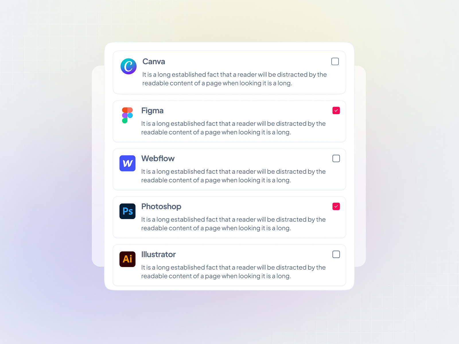 UnifiedUI Checkbox Group Component by UnifiedUI on Dribbble UnifiedUI Checkbox Group Component by UnifiedUI on Dribbble