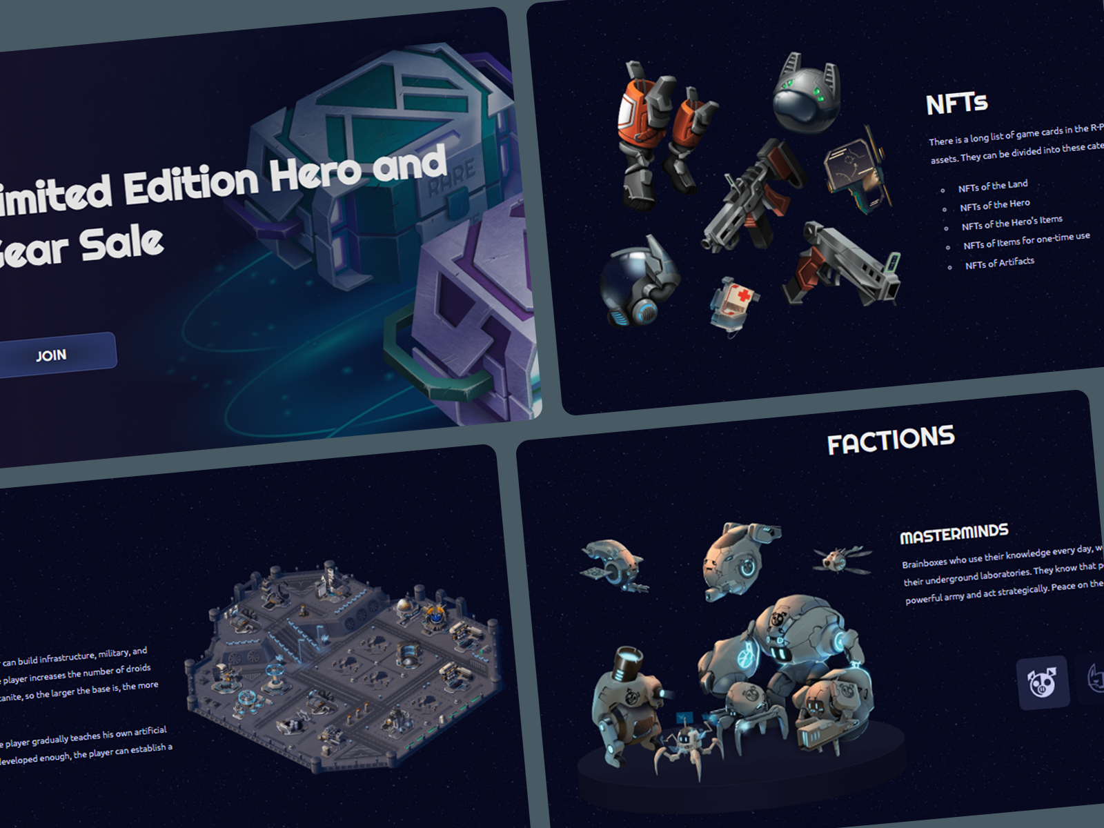 Futuristic NFT Game Interface by Filip Bohm on Dribbble
