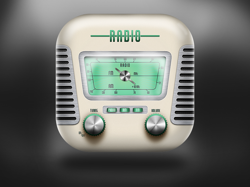 Radio icon by Cristian Todean on Dribbble