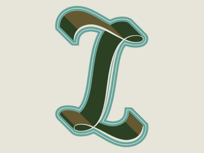 Drop Cap I by Jude Landry on Dribbble