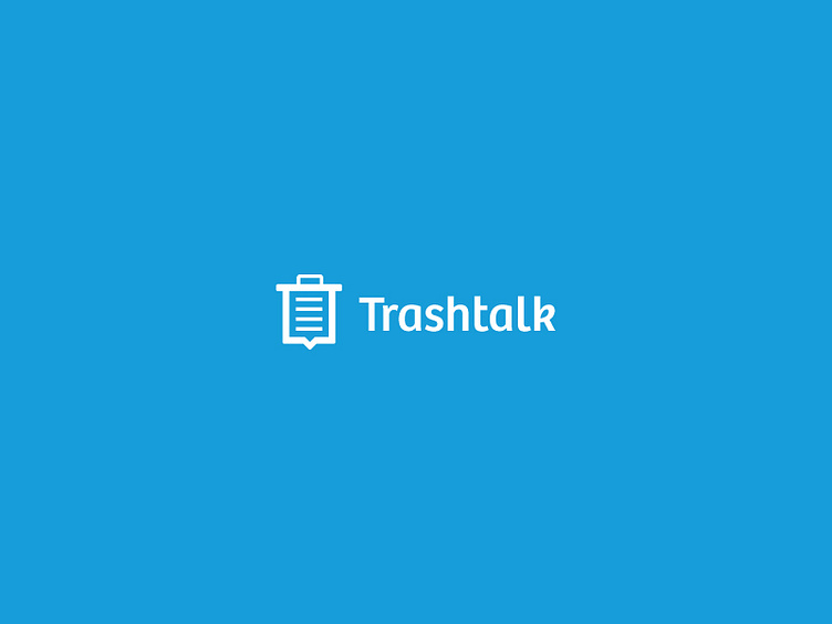 Trashtalk logo by Jan Meeus on Dribbble