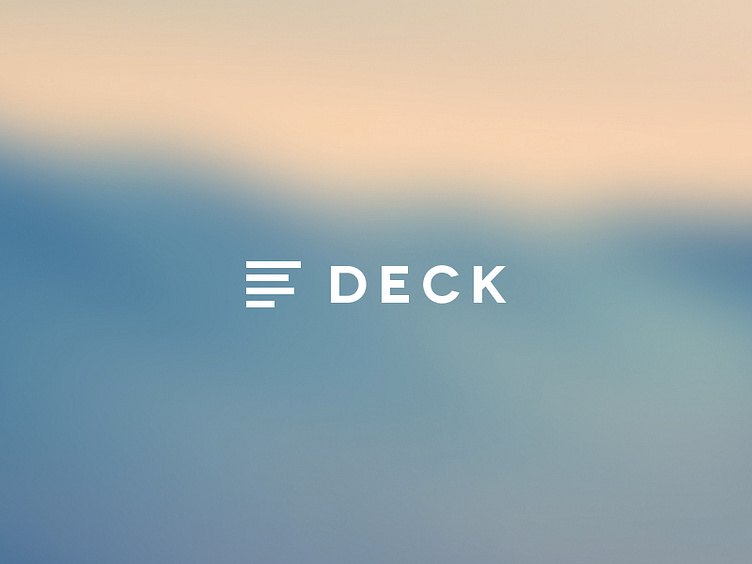 Deck Logo by Joe Furr on Dribbble