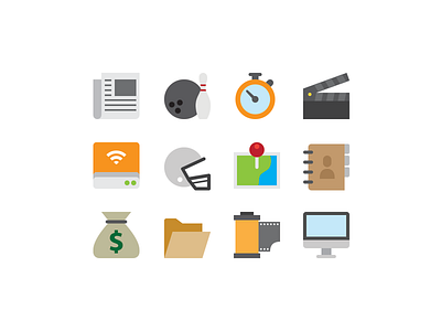 Even More Symbolicons Flat by Jory Raphael on Dribbble