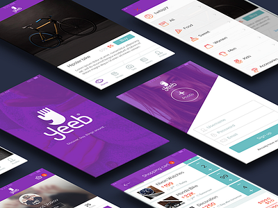 Yeeb iOS & Android app by Michal Mervart on Dribbble