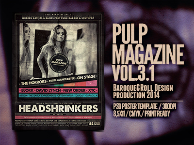 Pulp Magazine vol. 3.1 by Eraser Studio on Dribbble