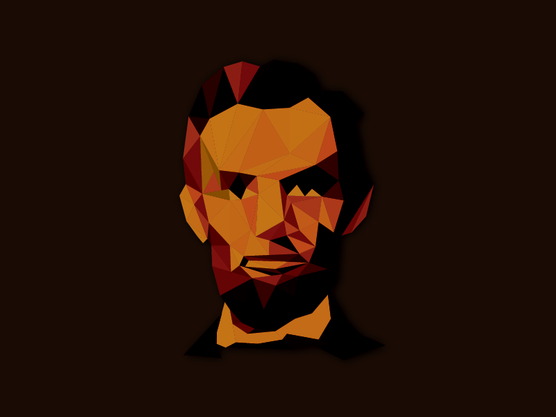Polygonized famous [04] by Roger Briz on Dribbble