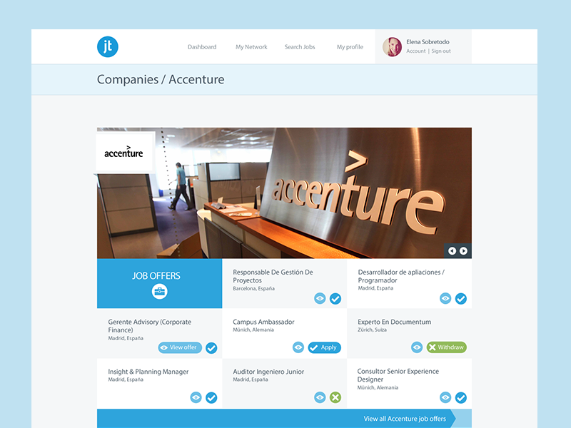 Accenture by Matías Pitters on Dribbble