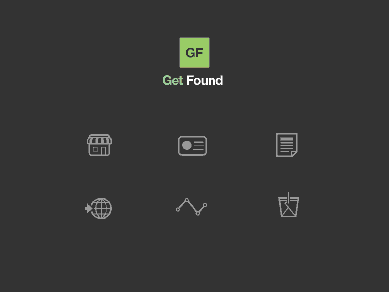 Get Found Icons Redesign by Taylor Lahey on Dribbble