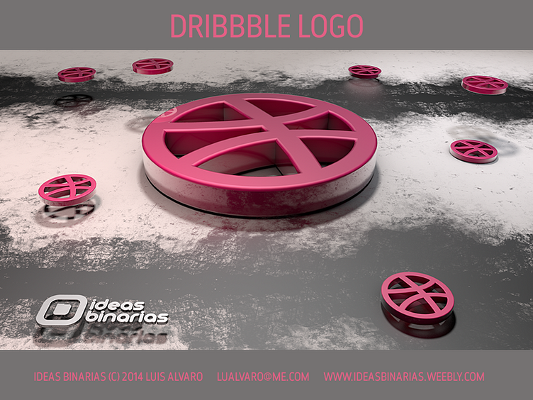 Dribbble Logo by Luis Alvaro on Dribbble
