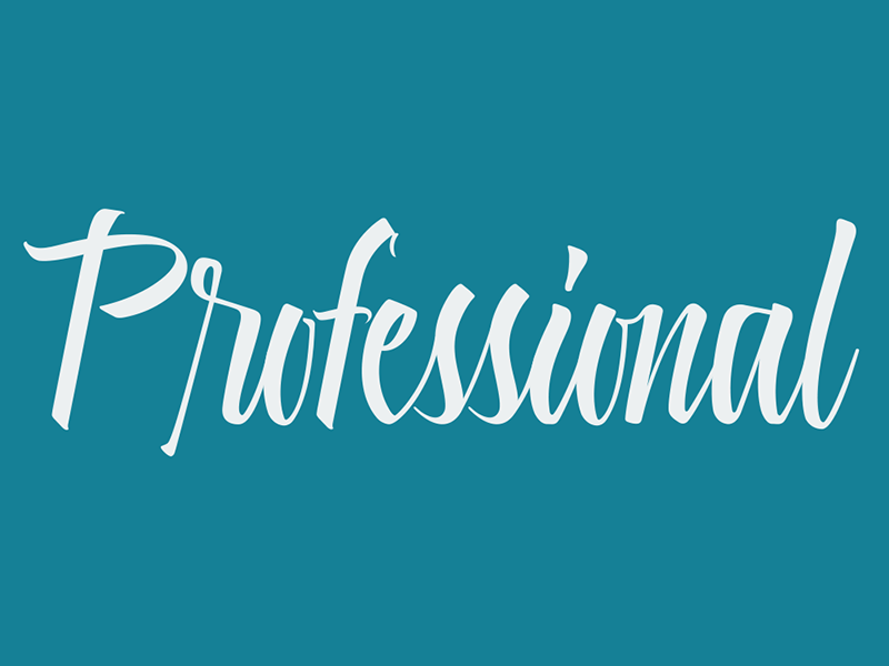 Professional Lettering by Òscar Medina on Dribbble