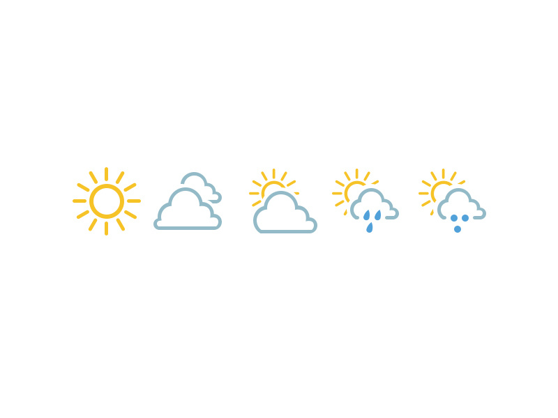 Weathericon by Acmey on Dribbble