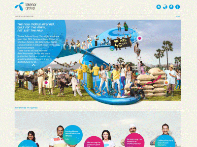 Telenor page transition by Dean Hayden on Dribbble