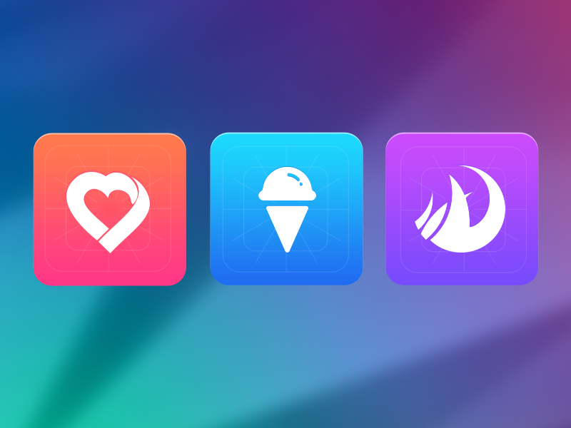 iOS style icons by Victor Constantinescu on Dribbble