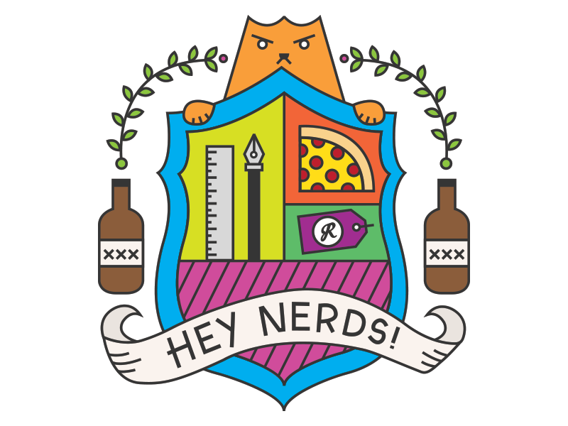 Hey Nerds by Julia Lopez-Mobilia on Dribbble