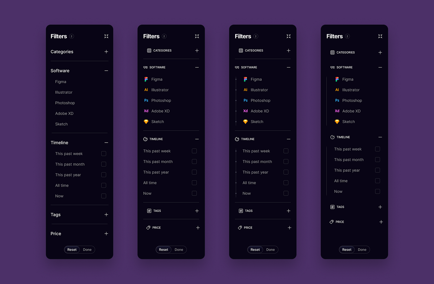 Side Menu Bar by Rima Deb Nath on Dribbble