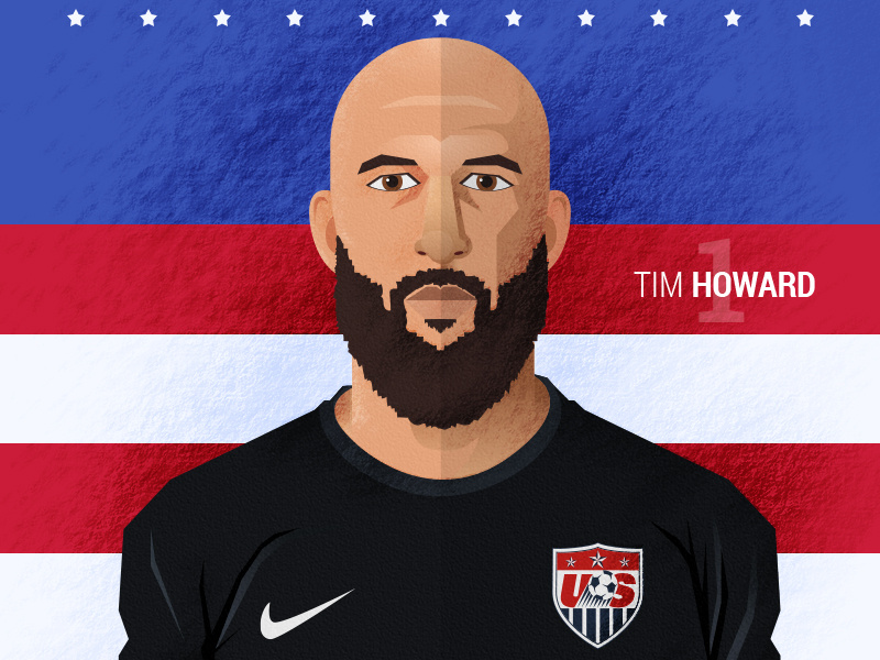 FIFA World Cup - Tim Howard by José T. Castañeda on Dribbble