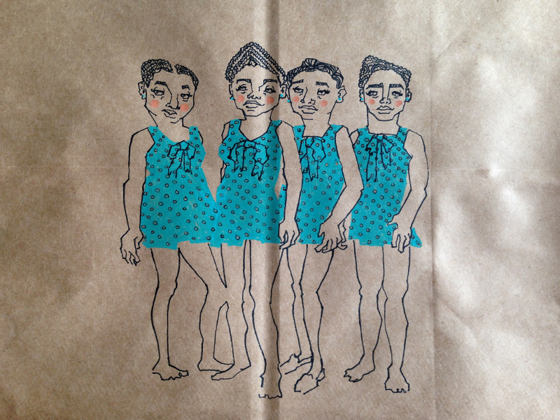 Girls by marla campbell on Dribbble