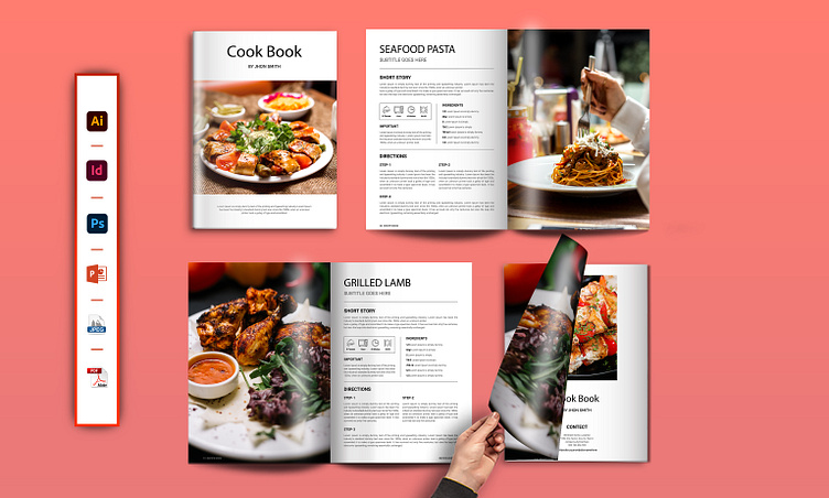 Creative Food Industry Brochure | Restaurant Profile Design by Ahsan ...