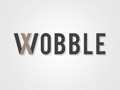 10th Anniversary Wobble Mark by Jordan Fretz on Dribbble