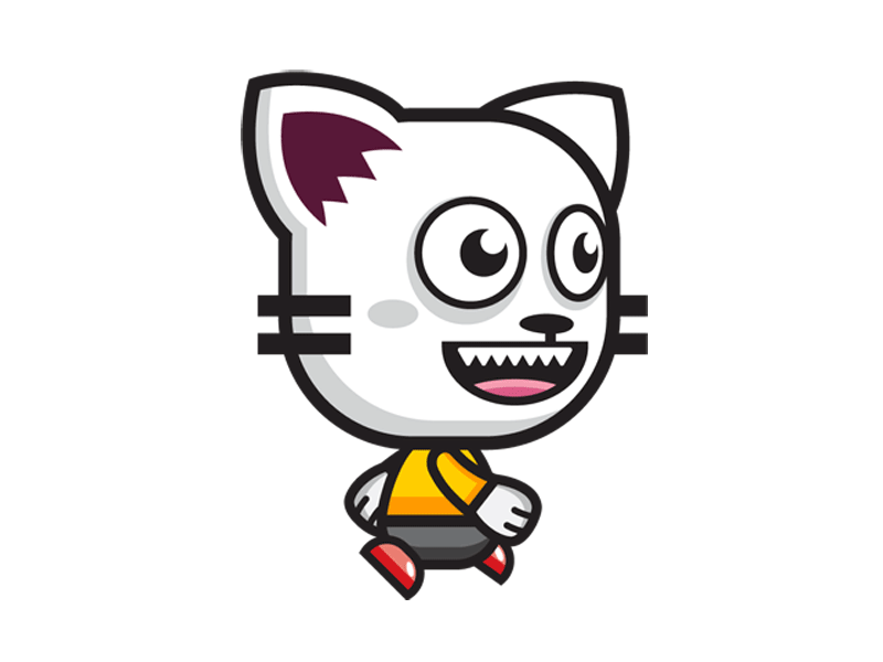 Cute Cat Animation Sprite Sheets by bevouliin on Dribbble